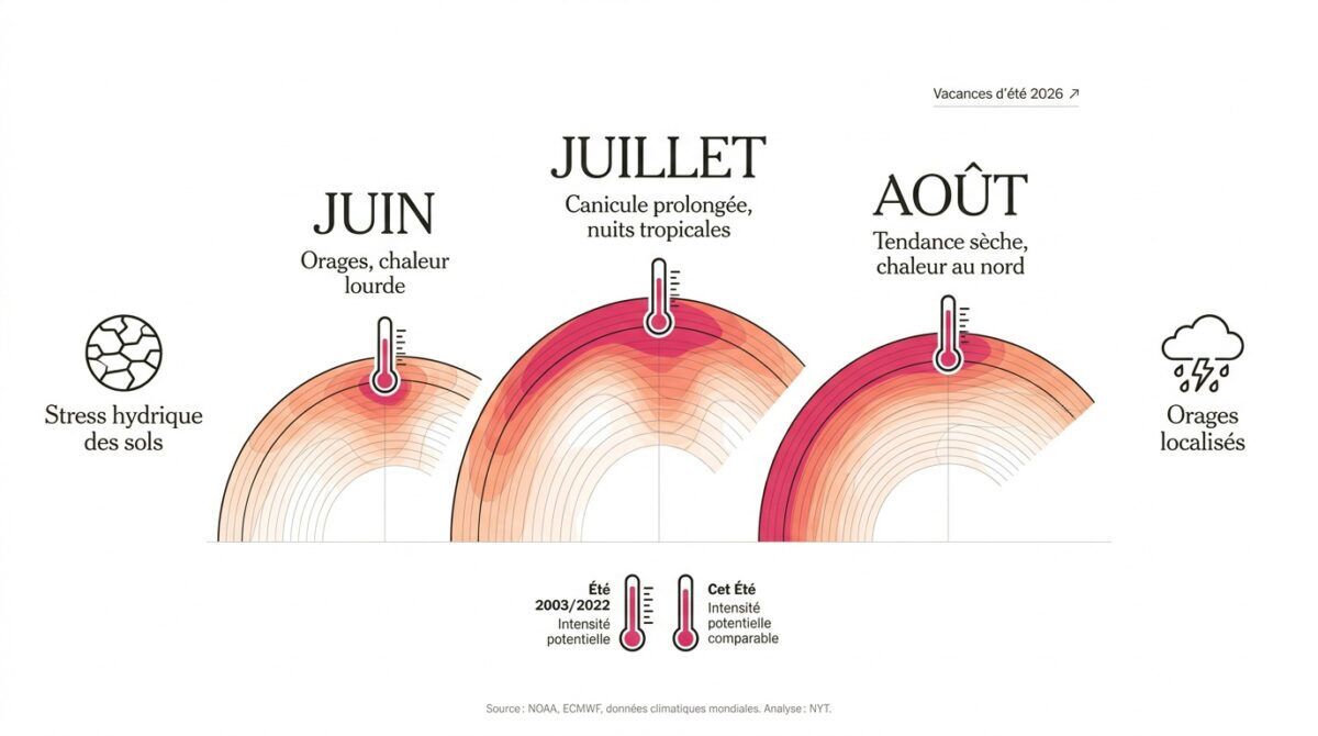 Chaleur étouffante et orages violents, ce que les premières tendances ...